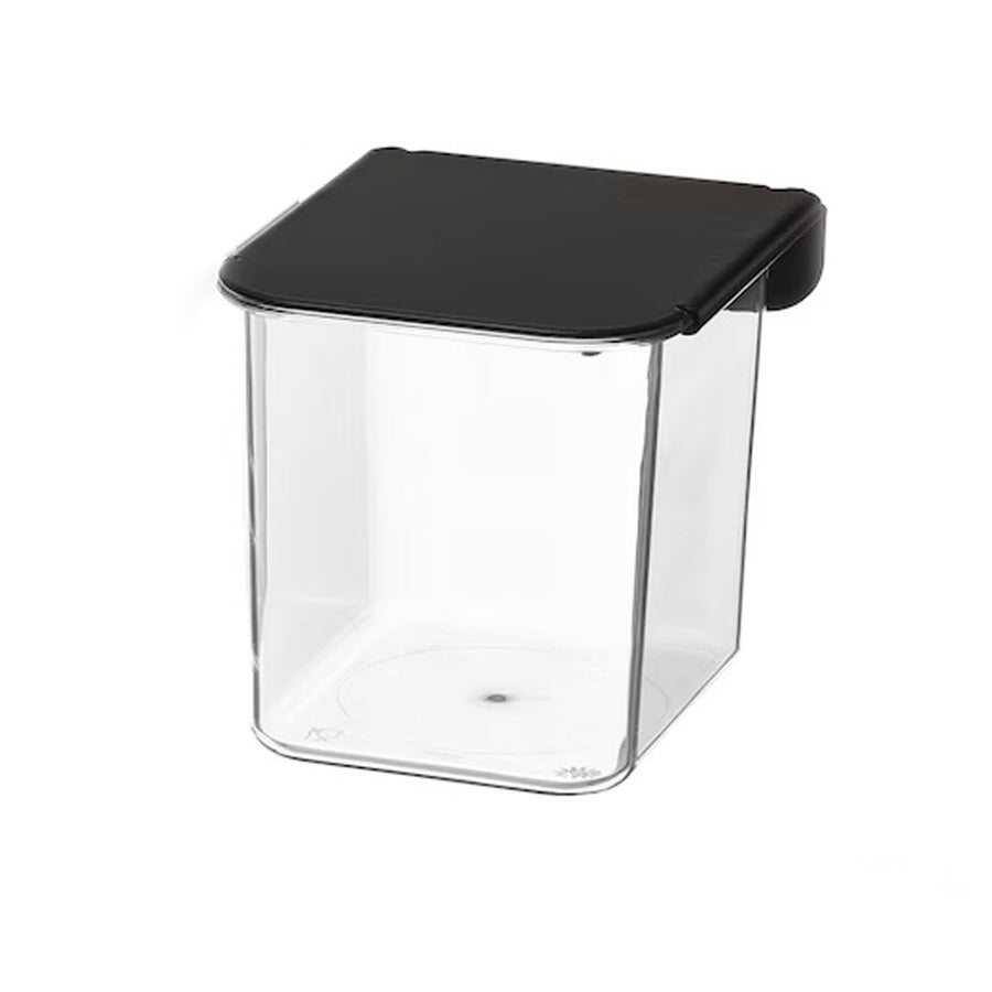 Recipiente Transparente Negro – Simple